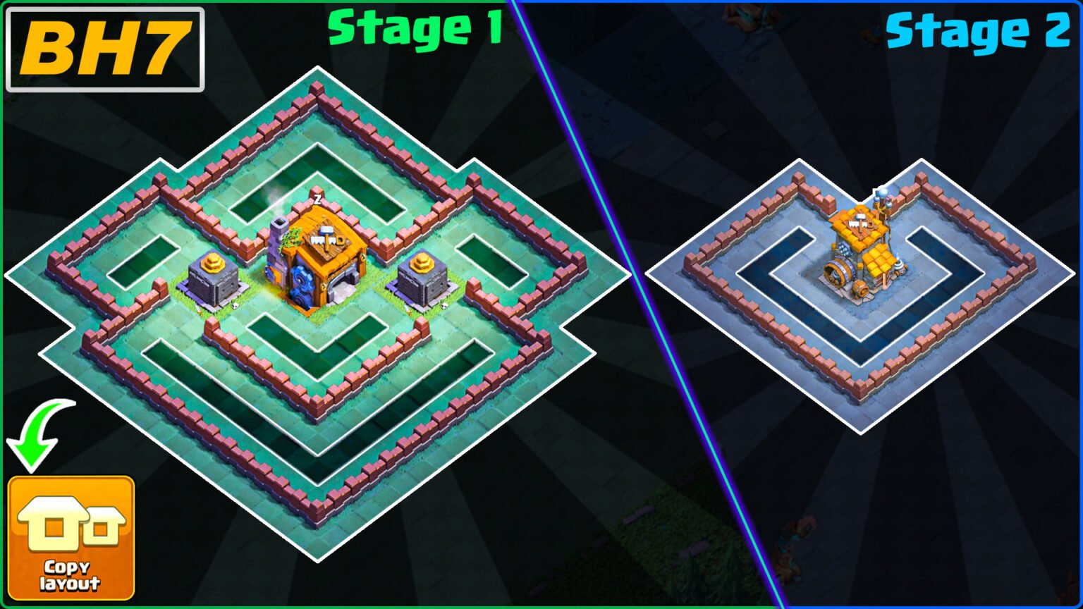 Best Builder Hall 7 Base: Two-Stage Designs to Dominate