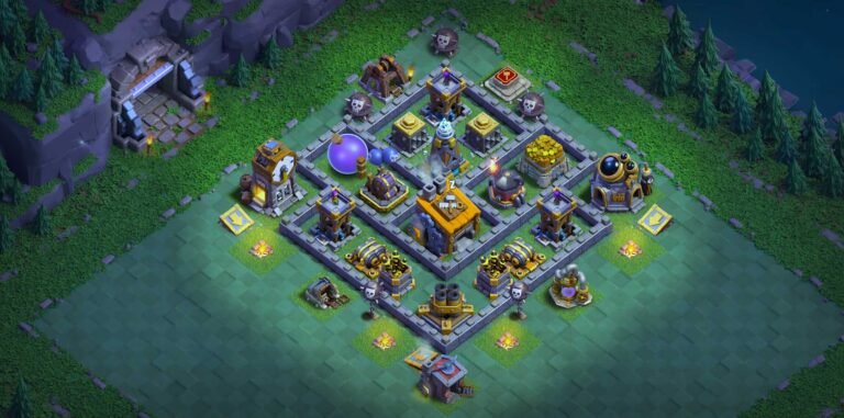 Ultimate Builder Hall 8 Base Design (2-Stage) for CoC