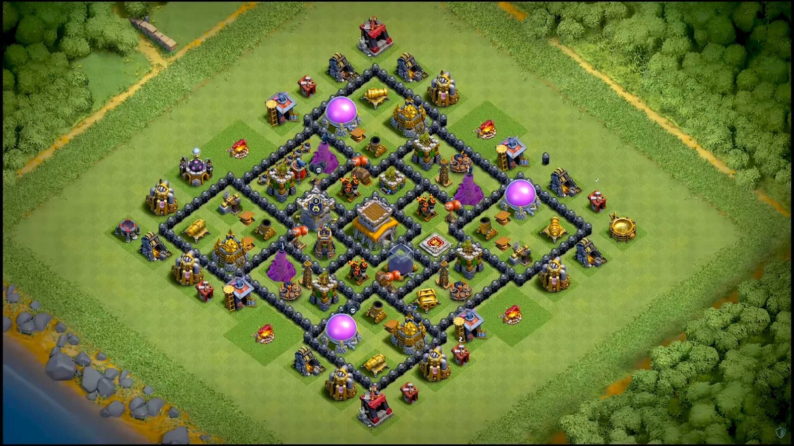 Town Hall 8 - CoC Base Layouts