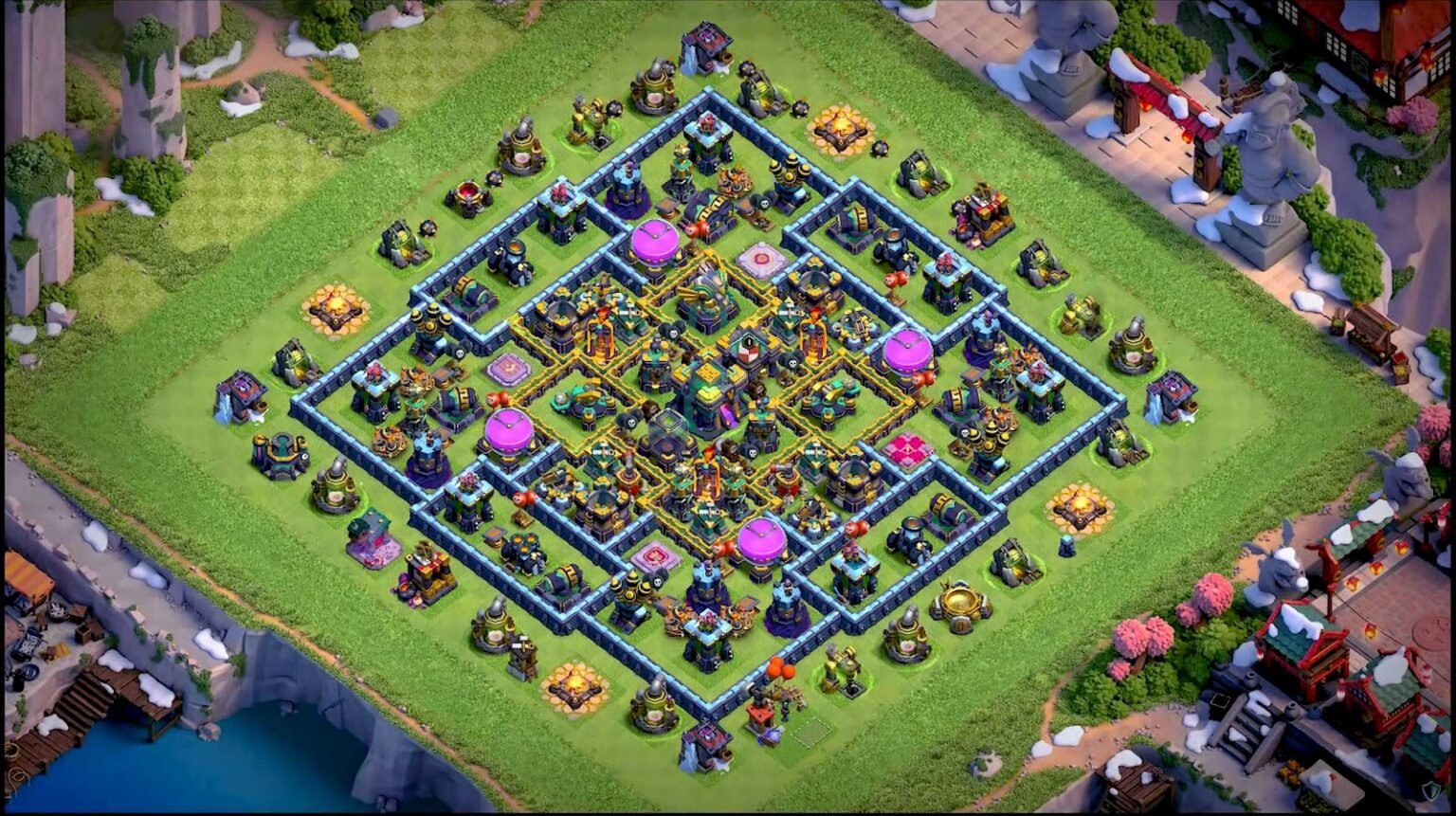 Town Hall 14 - CoC Base Layouts
