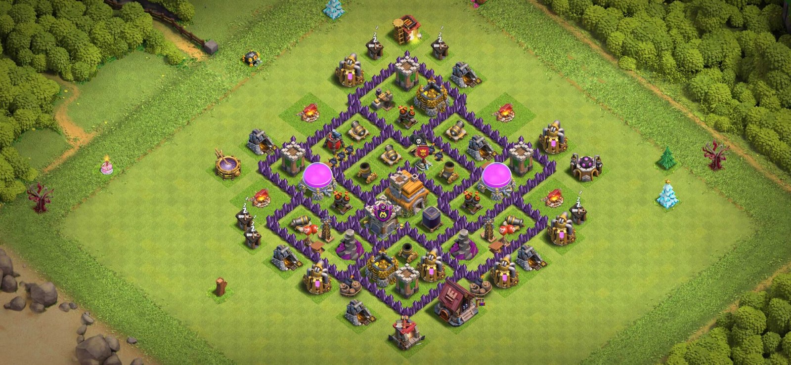 Town Hall 7 - CoC Base Layouts