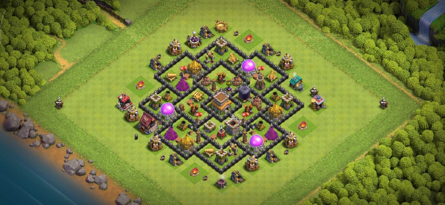 Town Hall 8 - CoC Base Layouts
