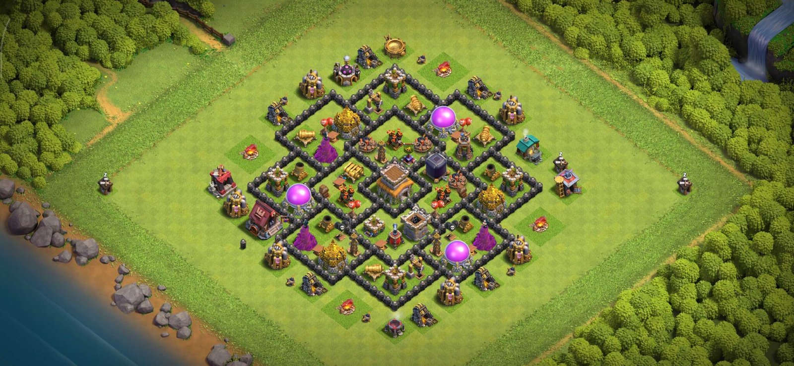 Town Hall 8 - CoC Base Layouts