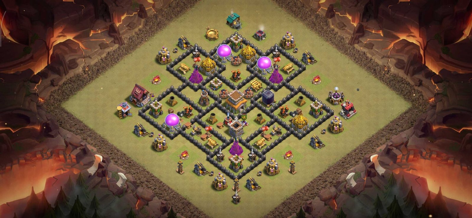 Town Hall 8 - CoC Base Layouts
