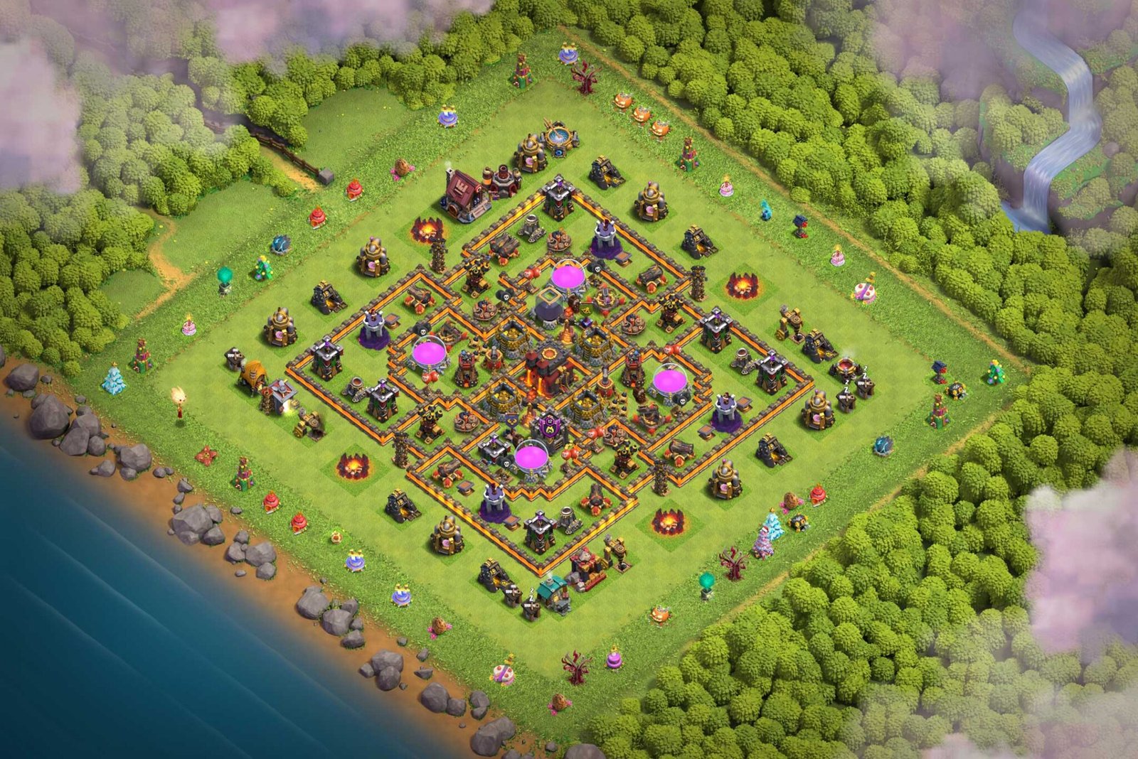 Best TH10 Farming Base Layouts for Safe and Consistent Loot