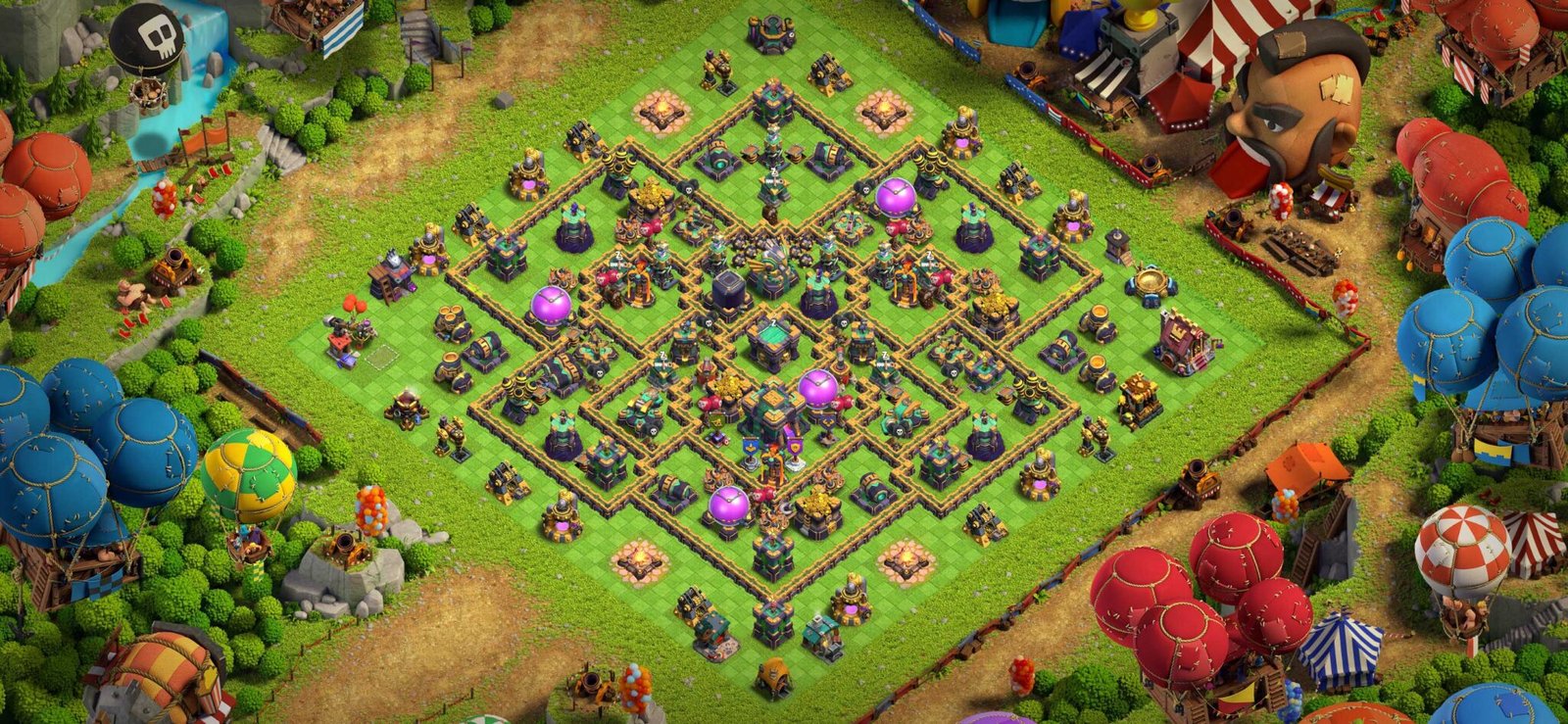 Town Hall 14 - CoC Base Layouts