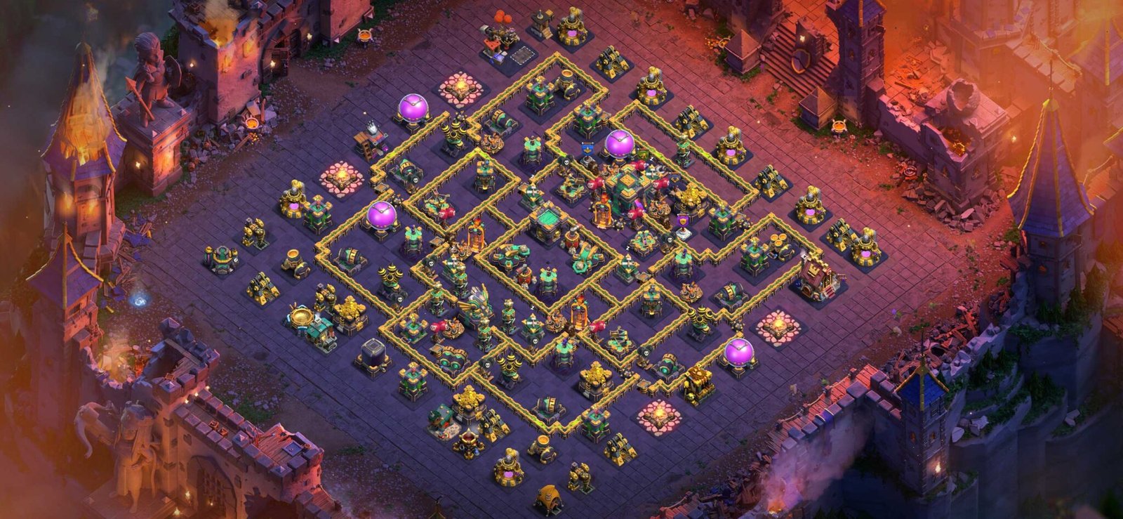 Town Hall 14 - CoC Base Layouts