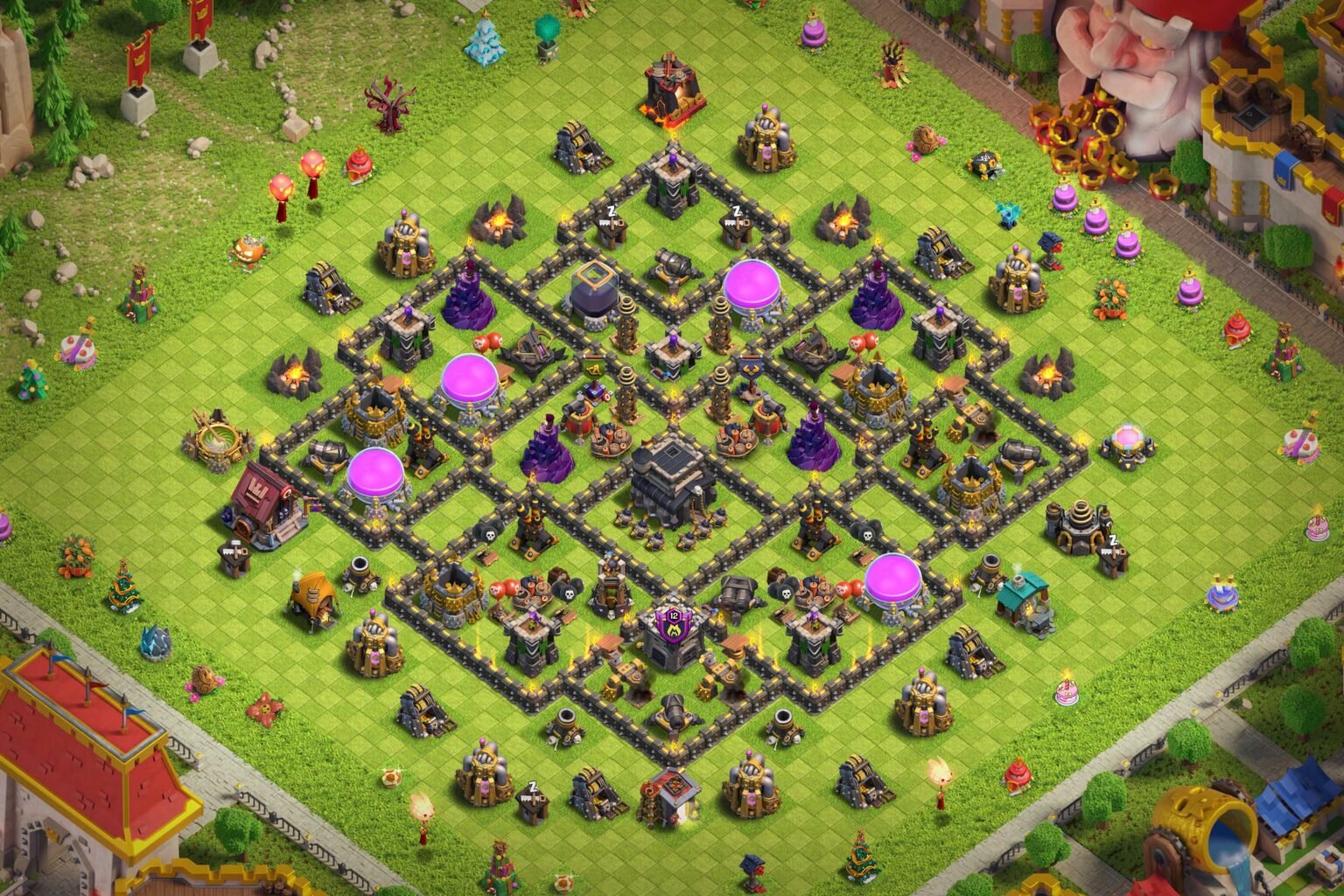 Town Hall 9 - CoC Base Layouts