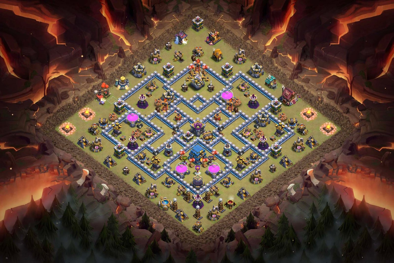 Town Hall 12 - CoC Base Layouts